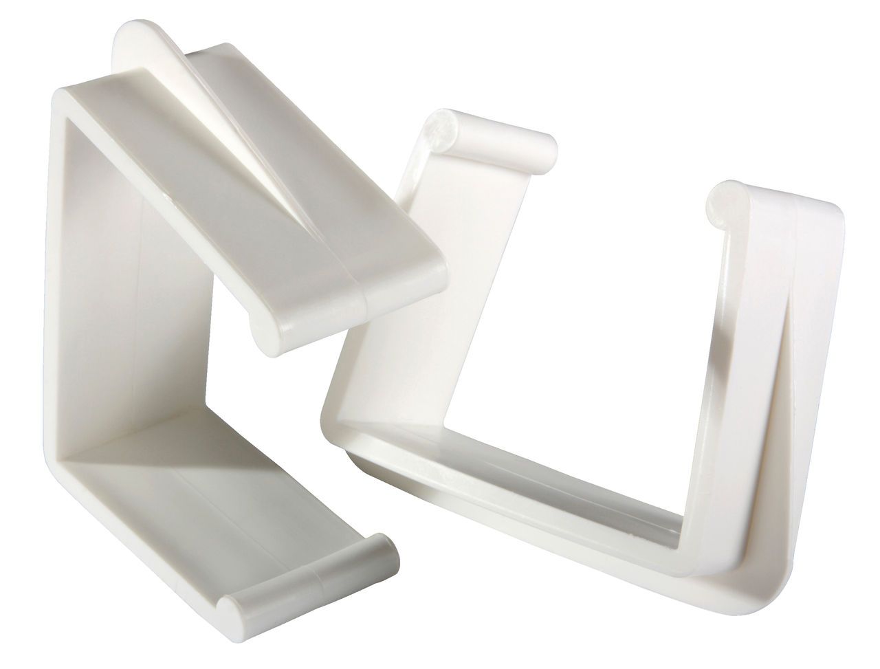 Clamps for box mattress white plastic